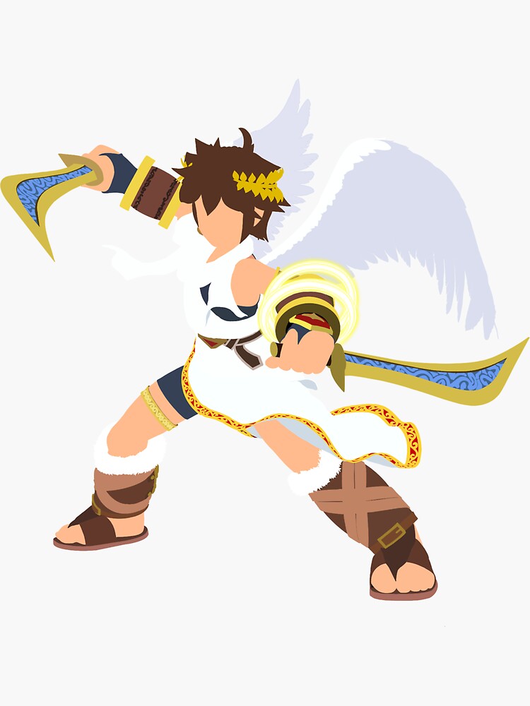 "Pit SSBU" Sticker for Sale by TehMexicanLime | Redbubble