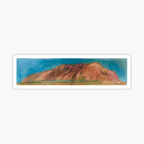 "Uluru" Sticker by mamak2020 | Redbubble