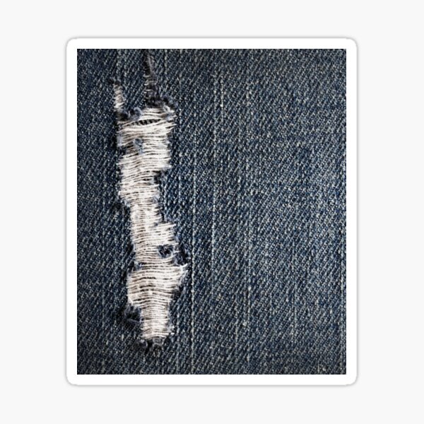 "Distressed dark Blue Denim" Sticker for Sale by cgroenewald | Redbubble