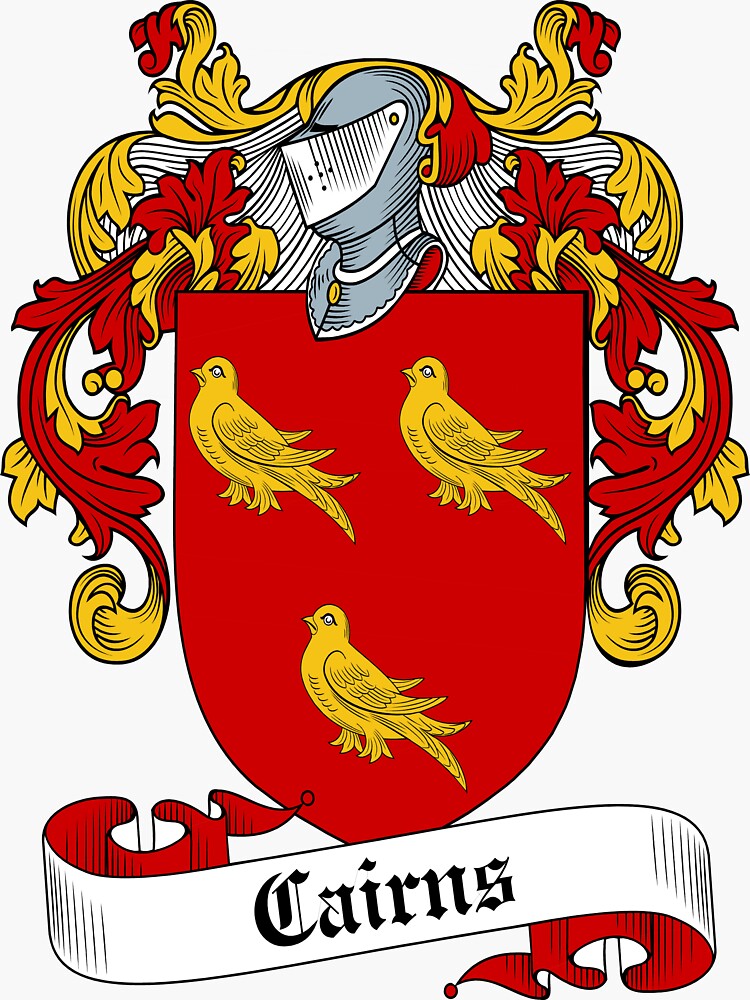 "Cairns " Sticker for Sale by HaroldHeraldry | Redbubble