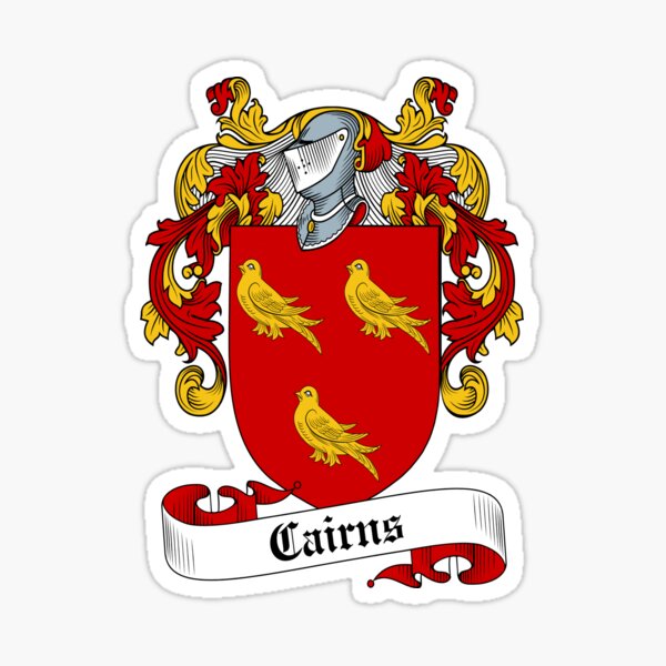 "Cairns " Sticker for Sale by HaroldHeraldry | Redbubble