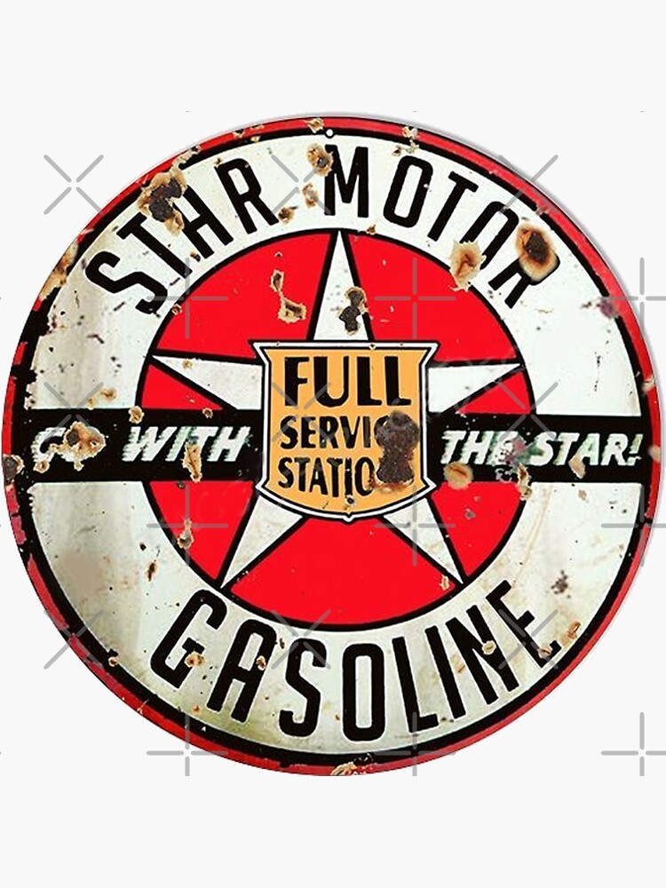 "Star Motor Gasoline" Sticker by LGMOTORSPORTS | Redbubble