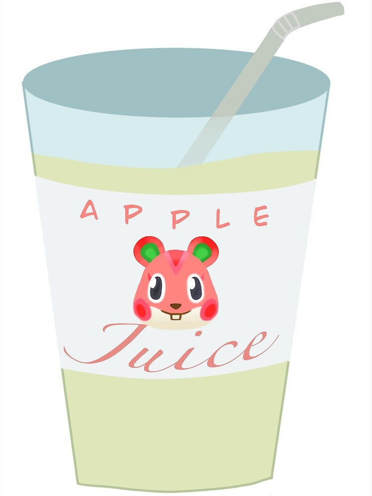 "Apple Juice ACNH" Art Print for Sale by alliemahonexo | Redbubble