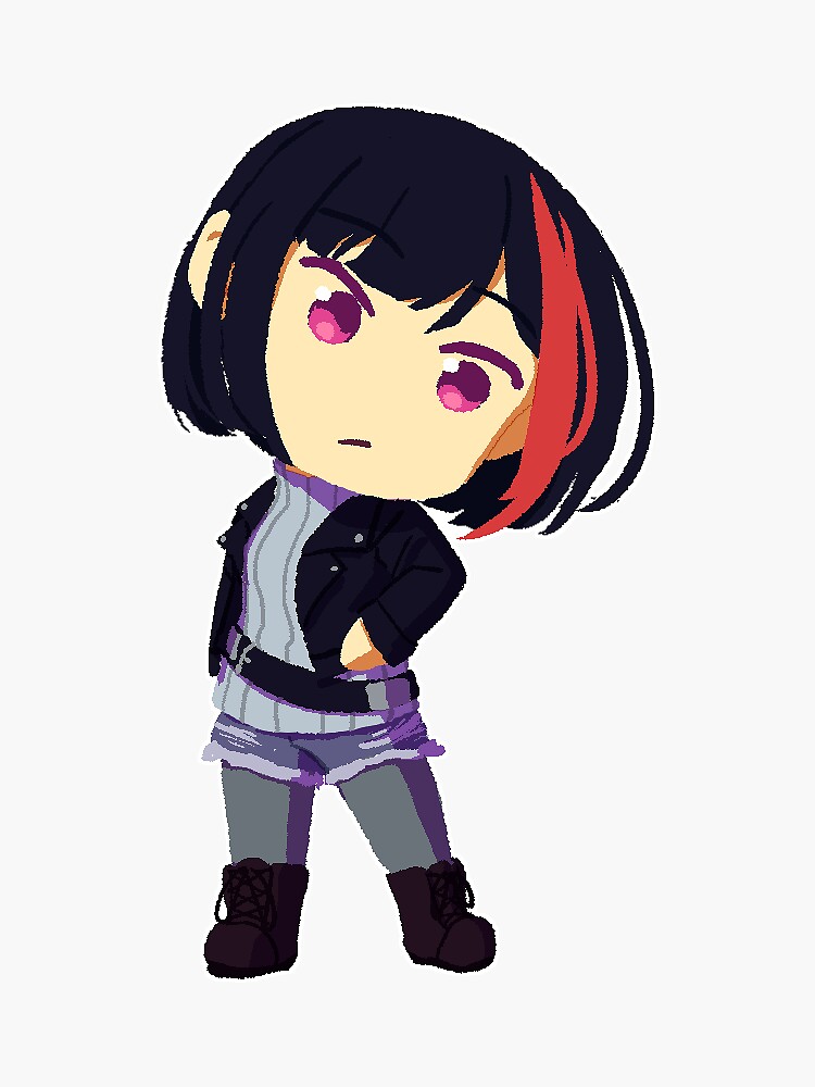 "Ran mitake chibi" Sticker for Sale by teeheeeb | Redbubble