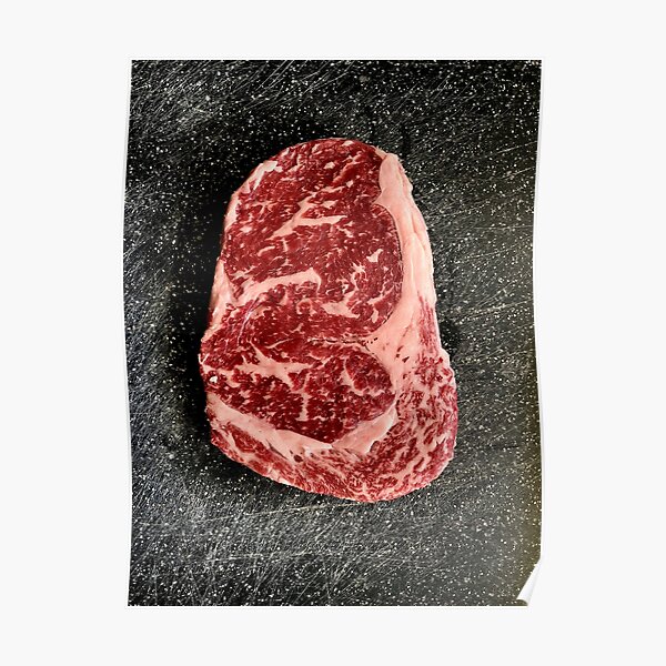 "Australian Wagyu Steak" Poster by jwhizza | Redbubble