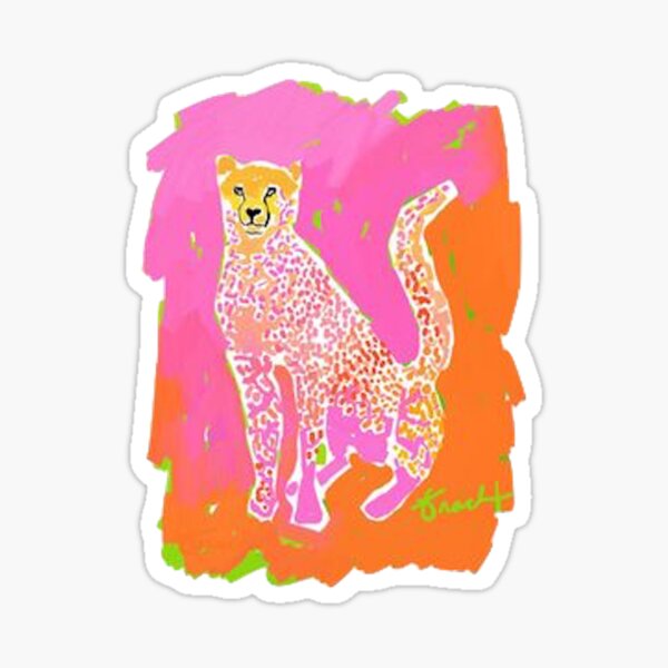 "Preppy Lion Print" Sticker for Sale by lcd93 | Redbubble