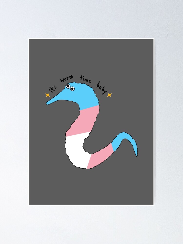 "Transgender Worm" Poster by FeFiFoSteve | Redbubble