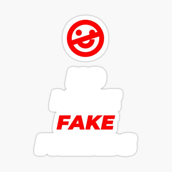 "No More Fake Friends" Sticker for Sale by Luksari | Redbubble