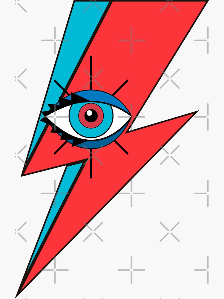 "Bowie eye" Sticker for Sale by RaymondDiaz | Redbubble