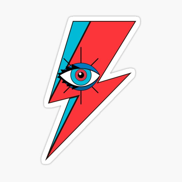 "Bowie eye" Sticker for Sale by RaymondDiaz | Redbubble