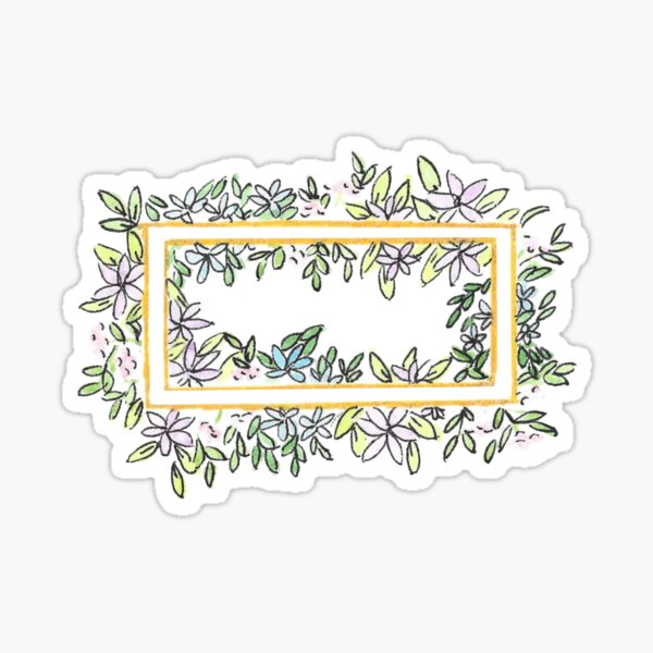 "Gold Rectangle" Sticker for Sale by phoebewhat | Redbubble
