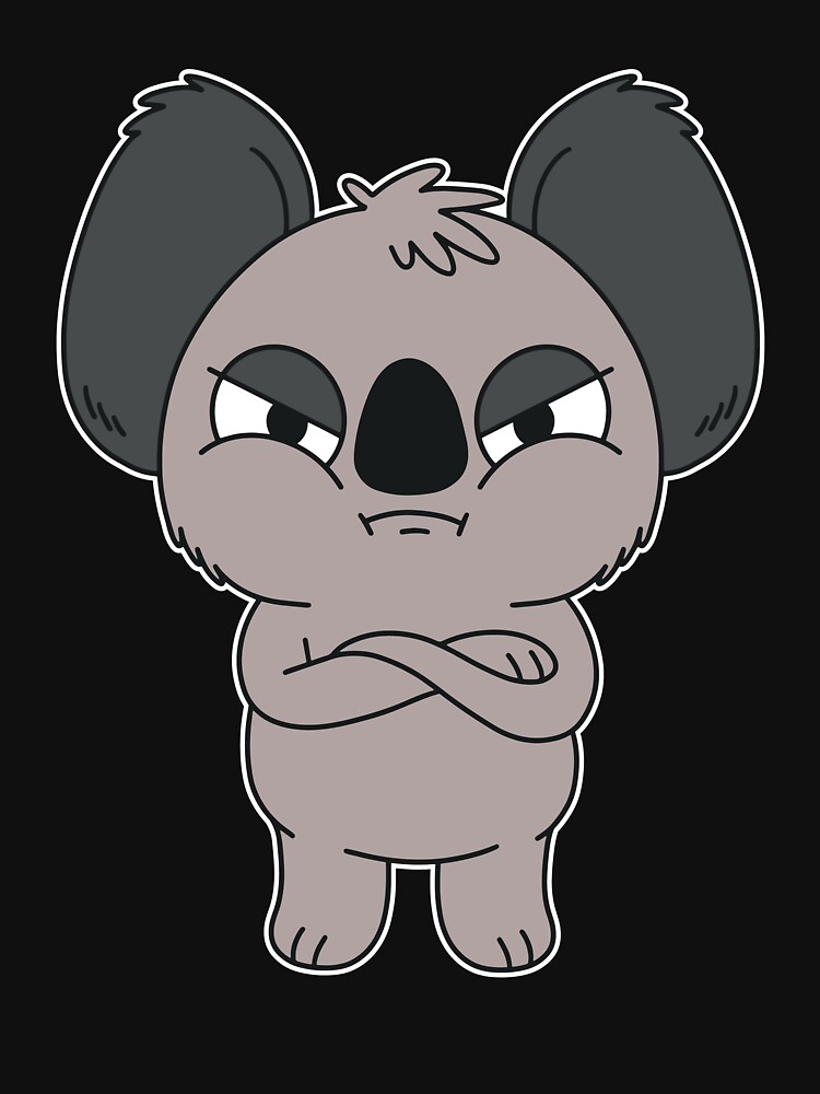 "Angry koala" T-shirt for Sale by AaaleXX | Redbubble | koala bear t ...