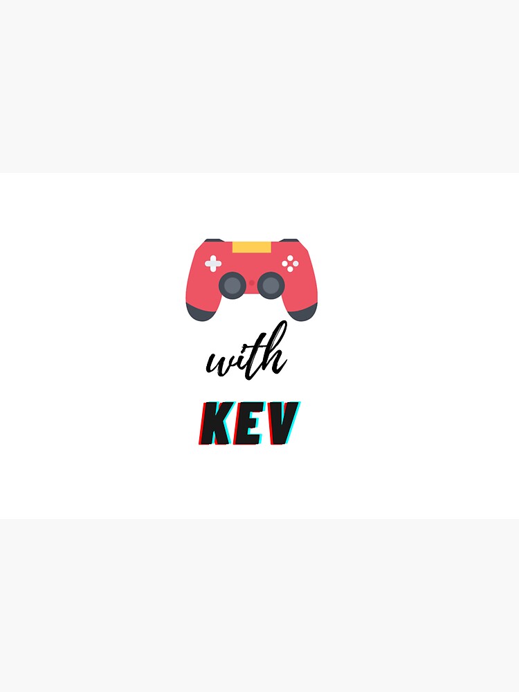 "Gaming with kev" Sticker for Sale by AshishTom | Redbubble