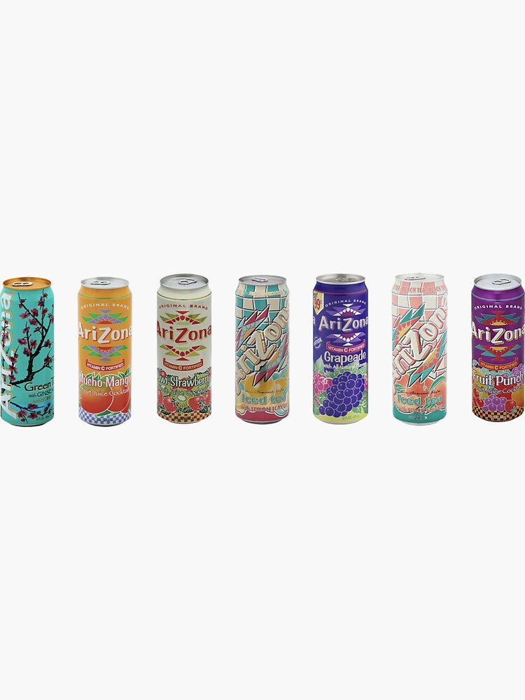 "Arizona Tea sticker pack" Sticker for Sale by HannahFrink | Redbubble