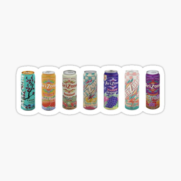 "Arizona Tea sticker pack" Sticker for Sale by HannahFrink | Redbubble