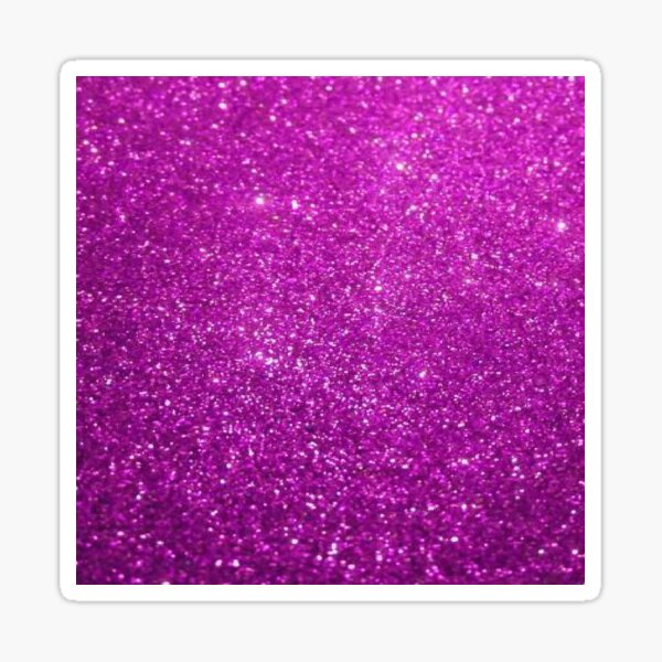 "purple glitter print" Sticker by samanthacampo | Redbubble