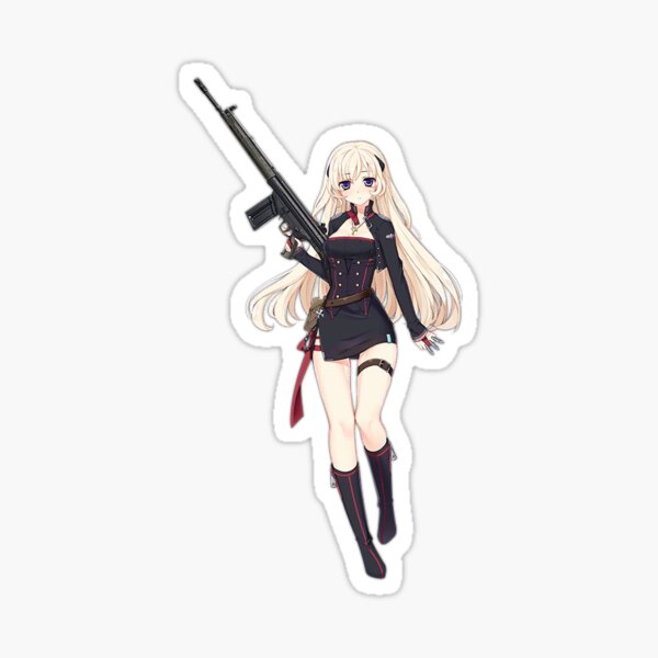 "Gr G3 | Main Version | Girls Frontline" Sticker by mangaBear | Redbubble
