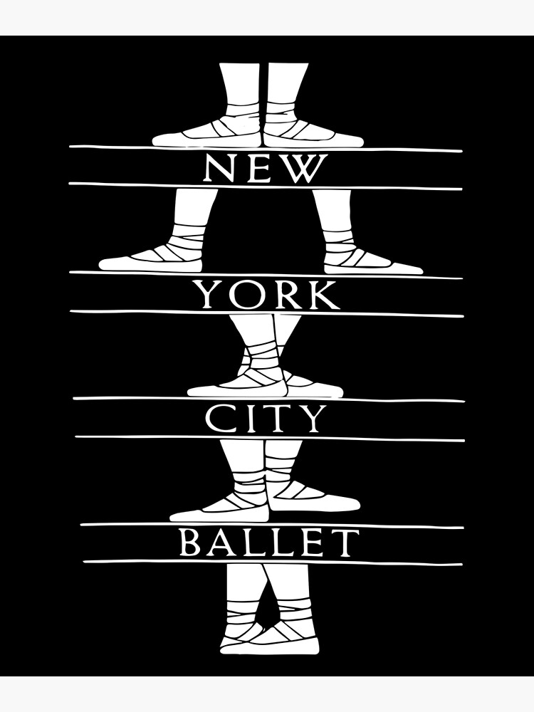 "New York City Ballet" Poster for Sale by SamsSpencer | Redbubble