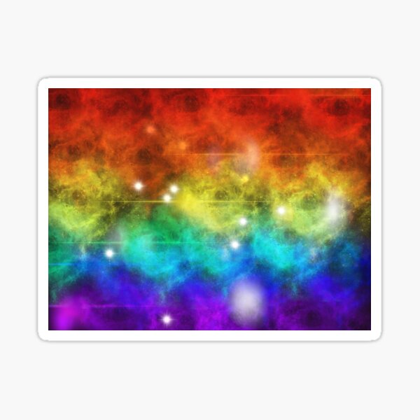 "Galaxy LGBT pride flage" Sticker for Sale by SaturnReaper | Redbubble