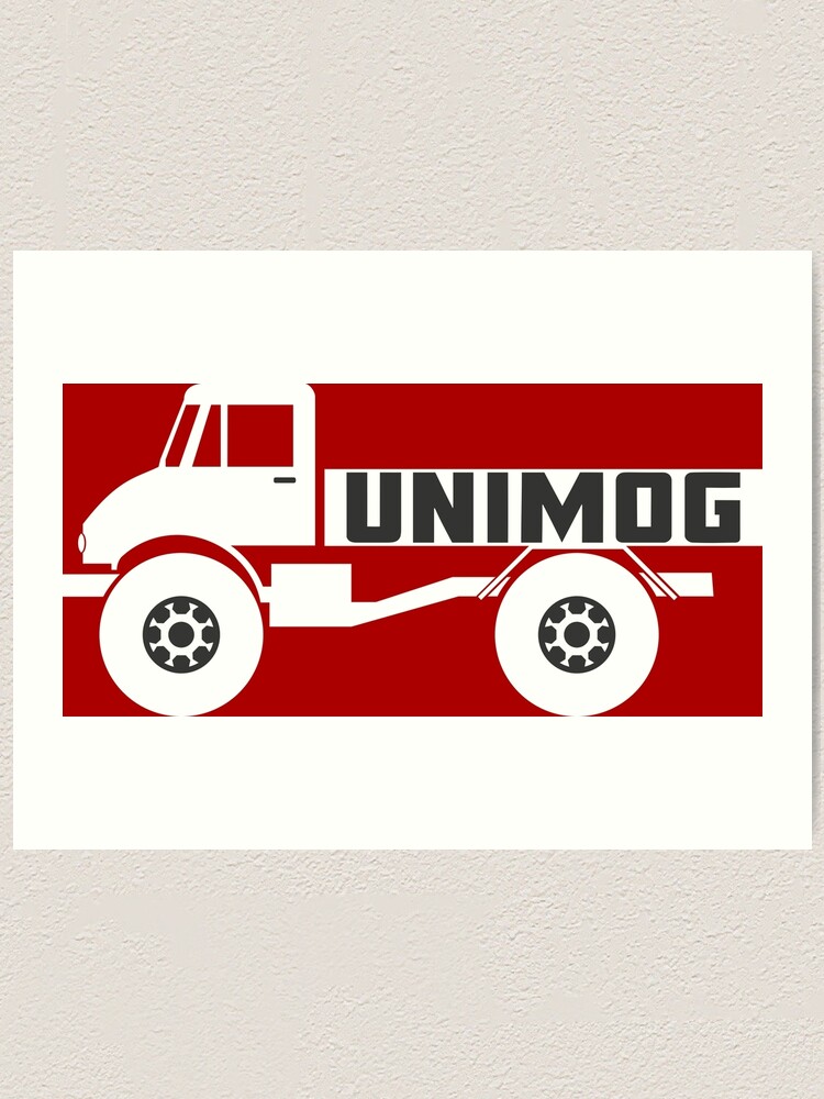 "UNIMOG Silhouette" Art Print by Groenendijk | Redbubble