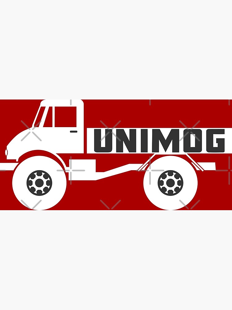 "UNIMOG Silhouette" Canvas Print for Sale by Groenendijk | Redbubble