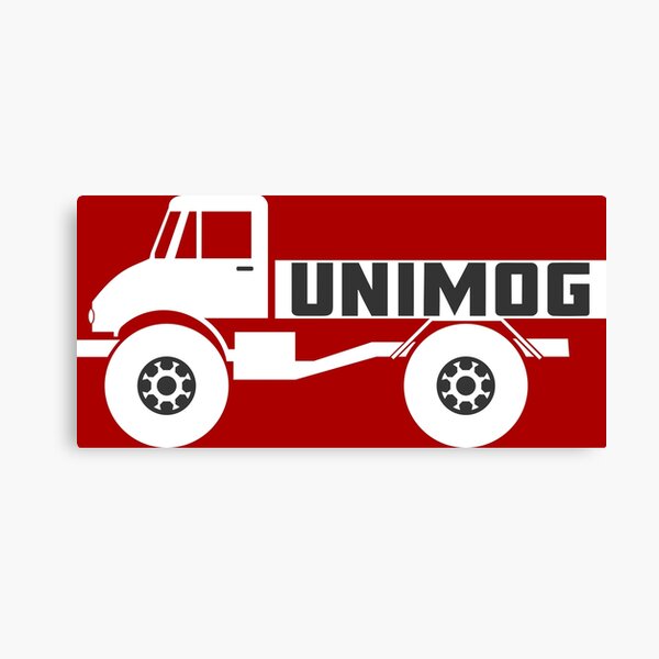 "UNIMOG Silhouette" Canvas Print for Sale by Groenendijk | Redbubble