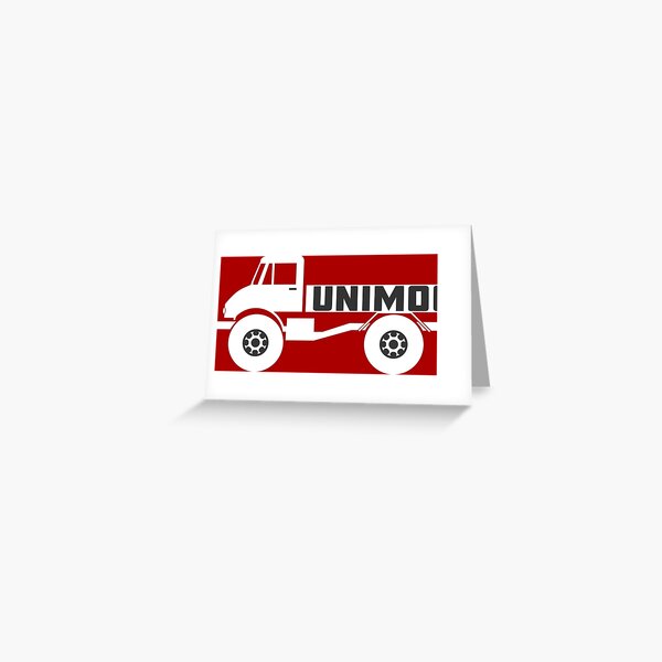 "UNIMOG Silhouette" Greeting Card by Groenendijk | Redbubble