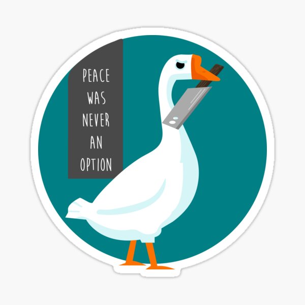 "Untitled Goose " Sticker by ArtsyArmy | Redbubble