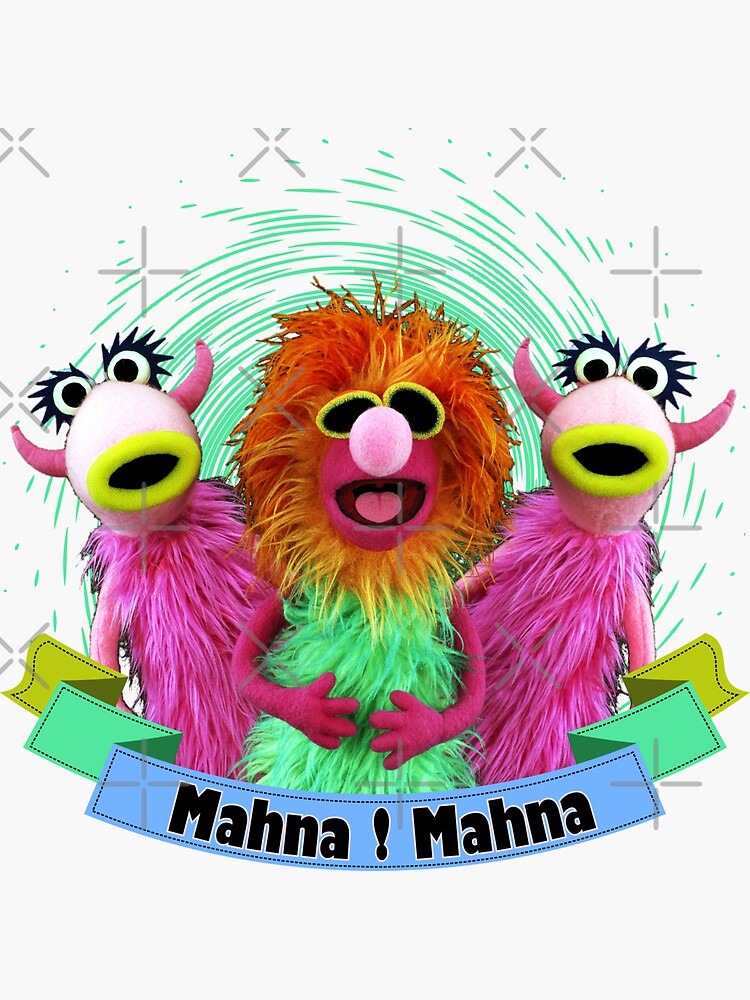 "Mahna Mahna" Sticker for Sale by soebekhi | Redbubble