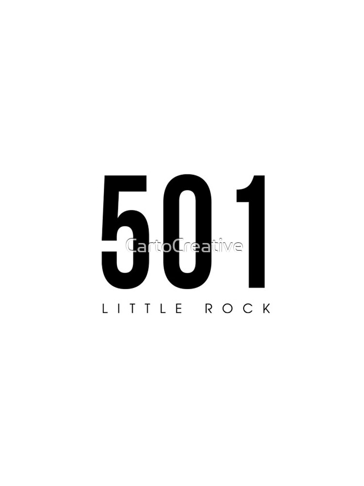 "Little Rock, AR - 501 Area Code" iPhone Case for Sale by CartoCreative ...
