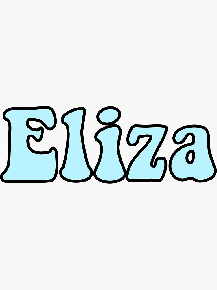 "Custom Eliza Design" Sticker for Sale by Kyrostickers | Redbubble