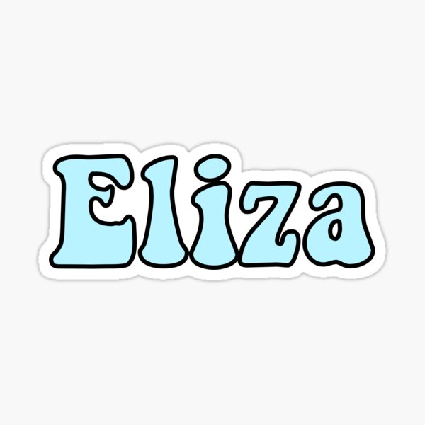 "Custom Eliza Design" Sticker for Sale by Kyrostickers | Redbubble