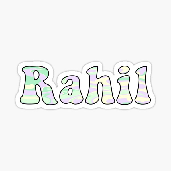 "Custom Rahil Design" Sticker for Sale by Kyrostickers | Redbubble