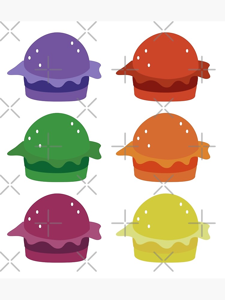 "Pretty Patties - Classic" Poster by QuinnRamsay | Redbubble