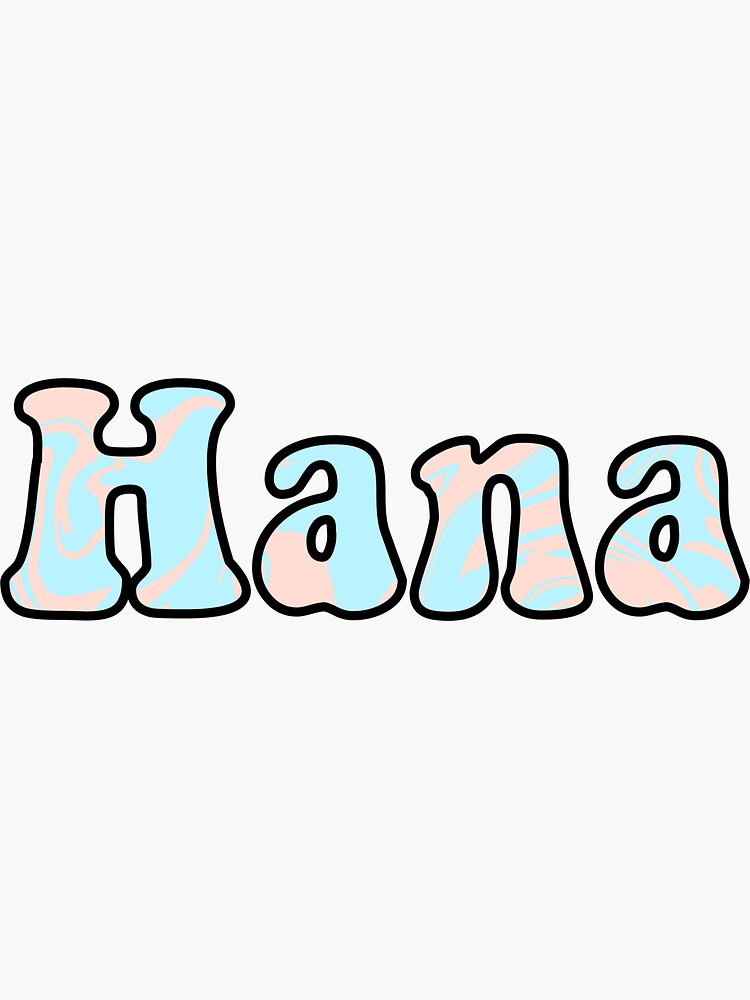 "Custom Hana Design" Sticker by Kyrostickers | Redbubble