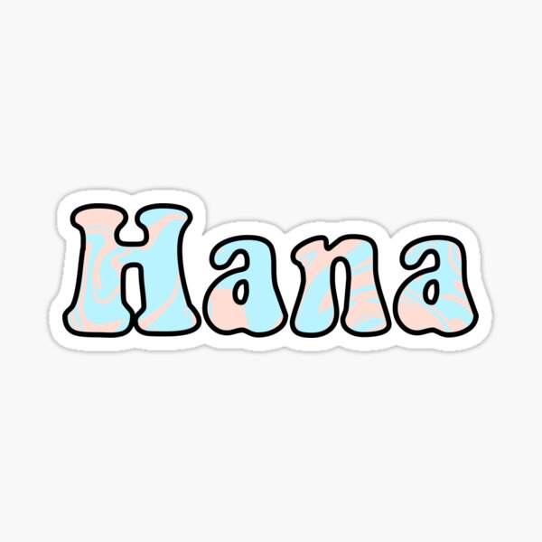 "Custom Hana Design" Sticker by Kyrostickers | Redbubble