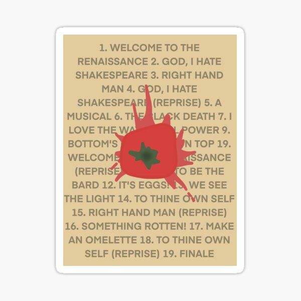 "Something Rotten!" Sticker by TheDayisOurs | Redbubble