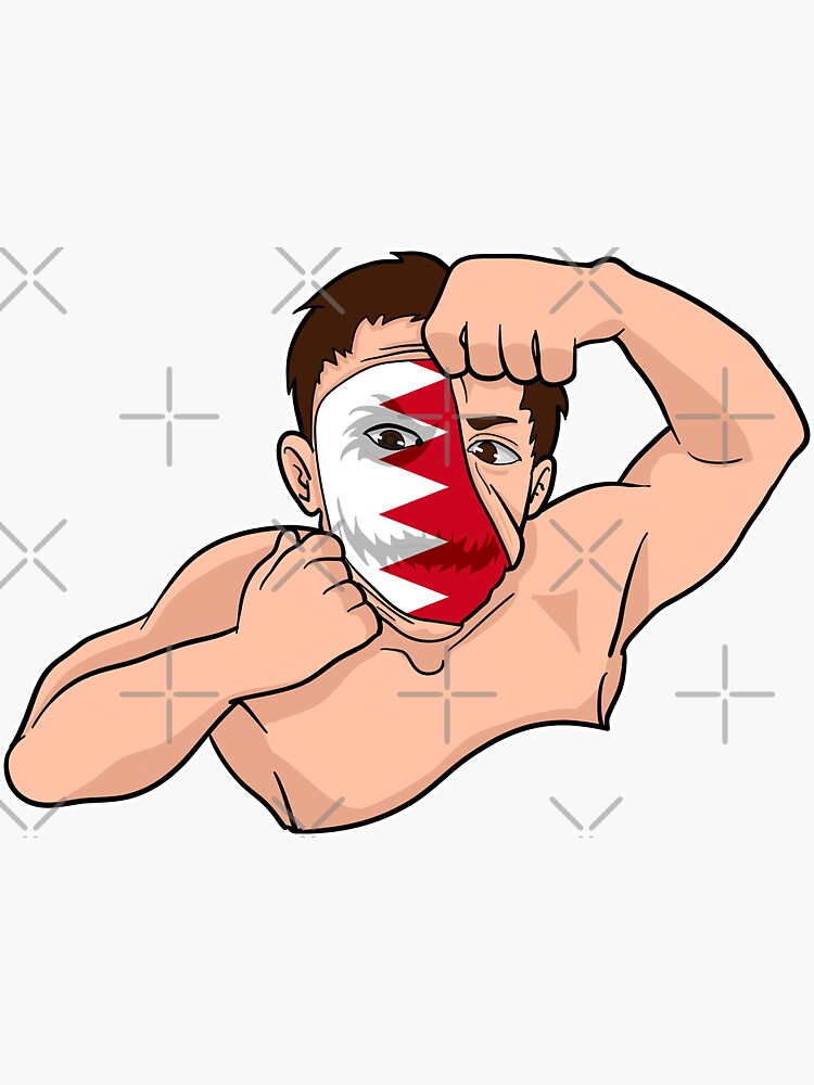 "Bahrain" Sticker for Sale by VollLaser | Redbubble