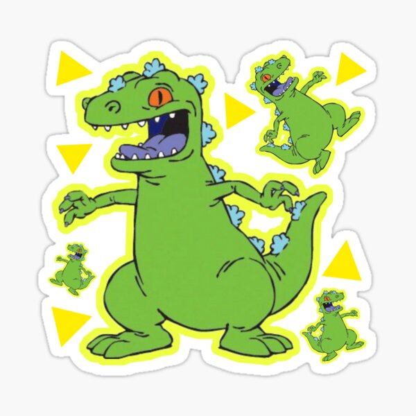 "Reptar pattern" Sticker for Sale by shesxmagic | Redbubble
