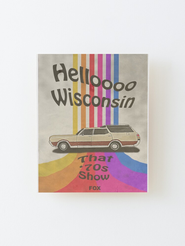 "Hello Wisconsin" Mounted Print for Sale by ariahgraphics | Redbubble