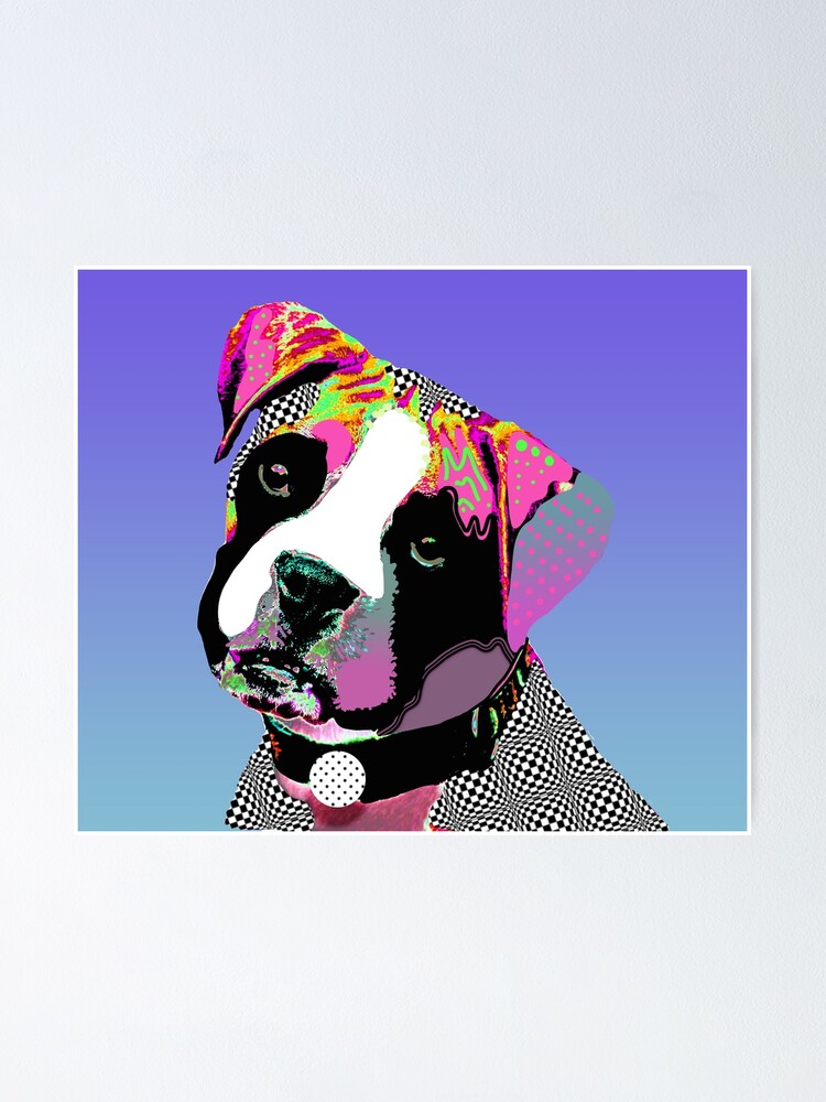 Psychedelic Dog Wallpaper