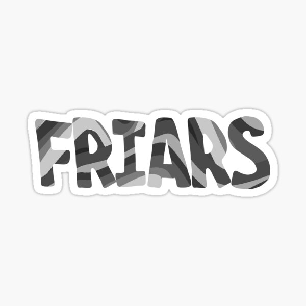 "Friars" Sticker by kristymc | Redbubble