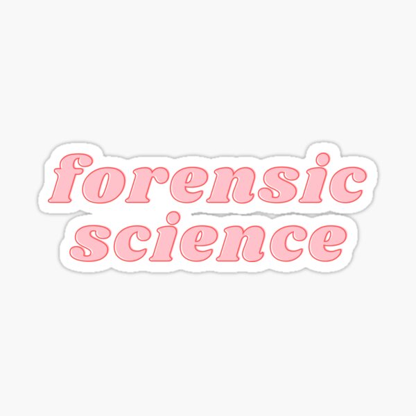 "Forensic Science" Sticker for Sale by polishalpaca | Redbubble