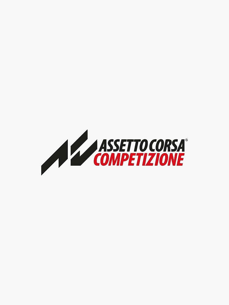 "Assetto Corsa Competizione Logo" Sticker for Sale by Ray-han19 | Redbubble