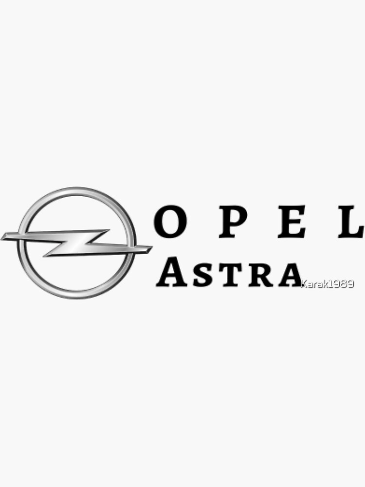 "Opel Astra " Sticker by Karak1989 | Redbubble