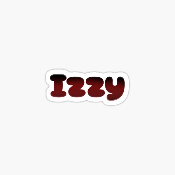 "Izzy" Sticker by findingdory122 | Redbubble