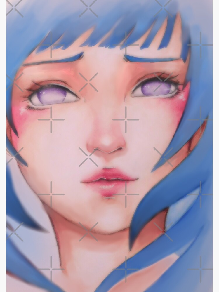 "Hinata portrait" Canvas Print by PandaMirai | Redbubble