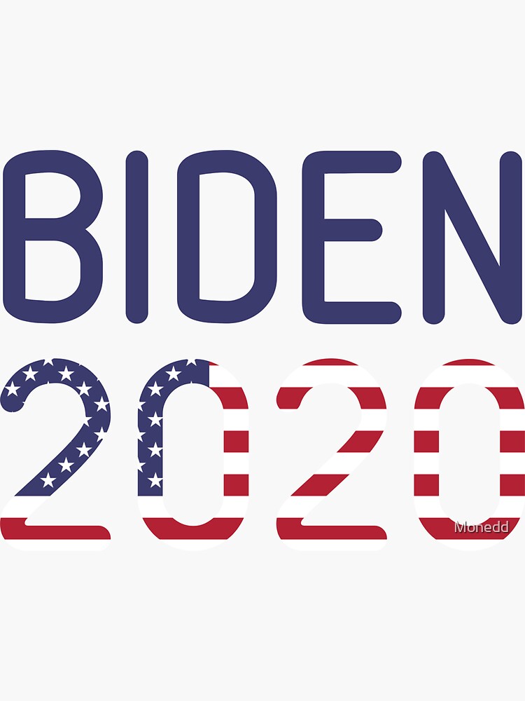 "Biden 2020" Sticker for Sale by Monedd | Redbubble
