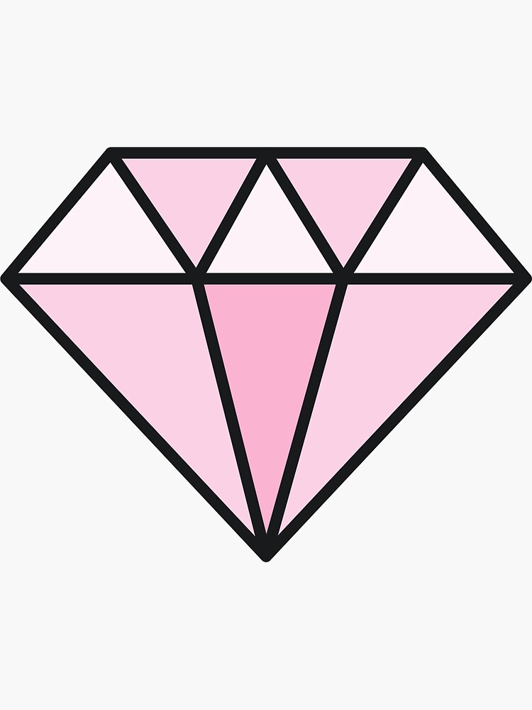 "Pink Diamond" Sticker for Sale by smicelz | Redbubble