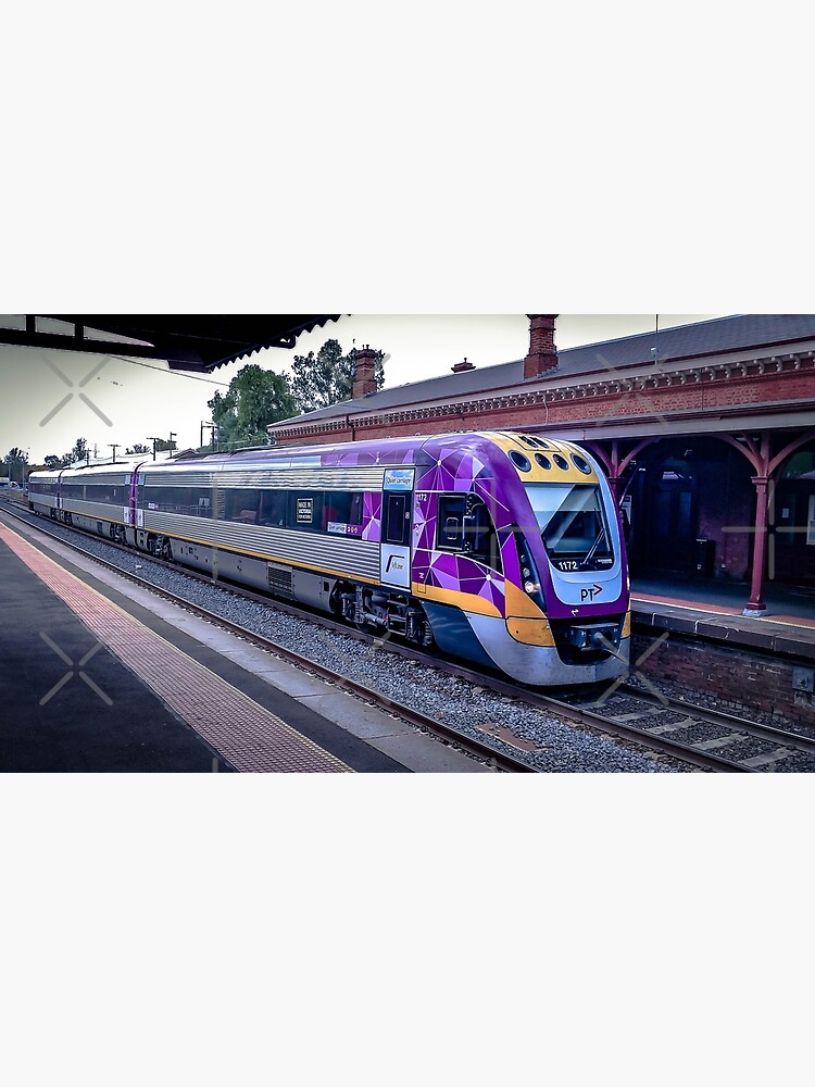 "VLine Train at Castlemaine Station" Poster for Sale by Steven Jodoin ...